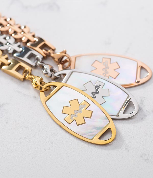 Medical Alert Tags - Custom Engraved | Lauren's Hope