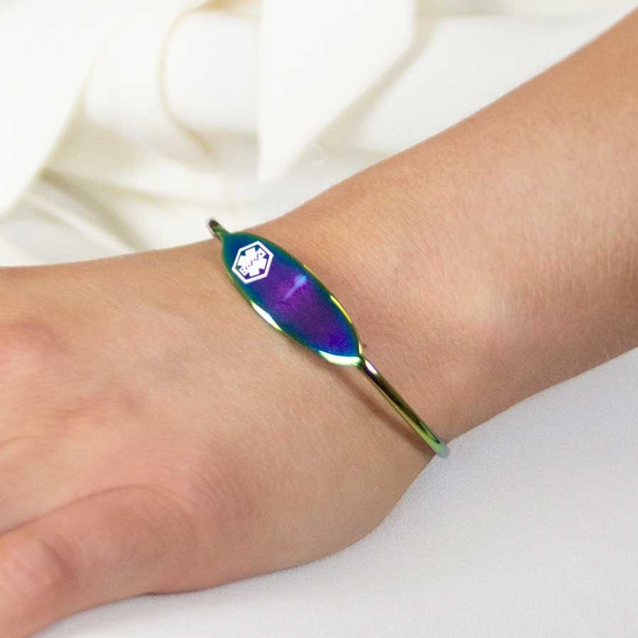 Magic Micro Medical ID Cuff Bracelet | Lauren's Hope