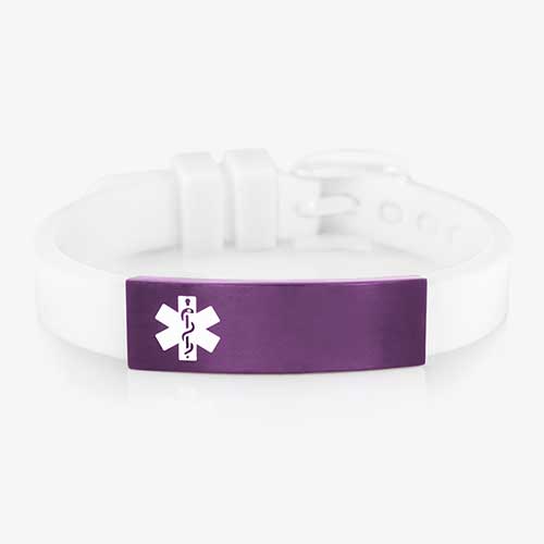 Silicone Medical Alert Bracelets For Women, Men and Kids | Lauren's Hope
