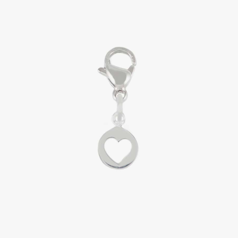Sterling Silver Heart Cutout Charm | Lauren's Hope